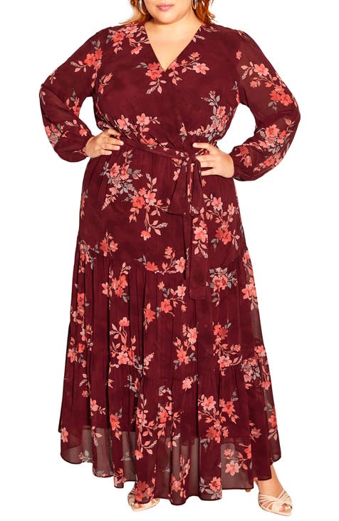 Red Plus Size Floral Dresses | Nordstrom