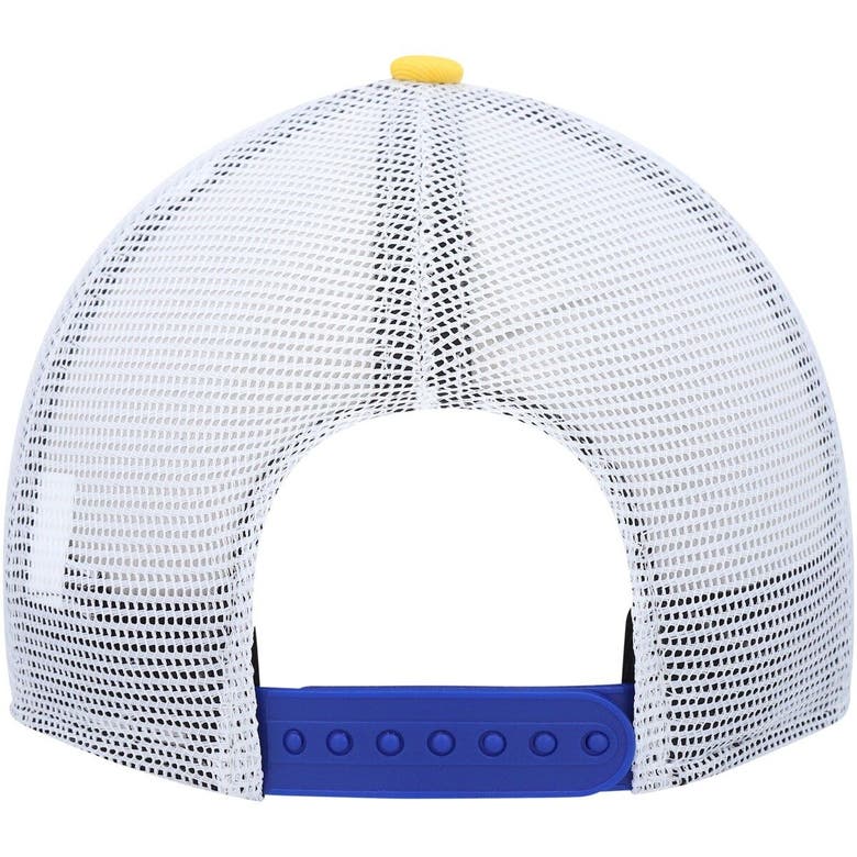 New Era Royal Golden State Warriors Two-tone Patch 9forty Trucker ...