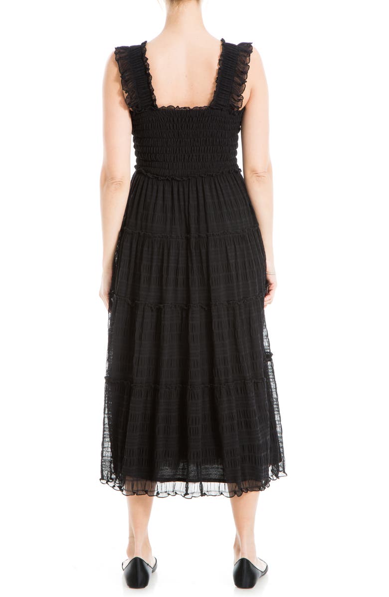 MAX STUDIO Mesh Sleeveless Maxi Dress | Nordstromrack