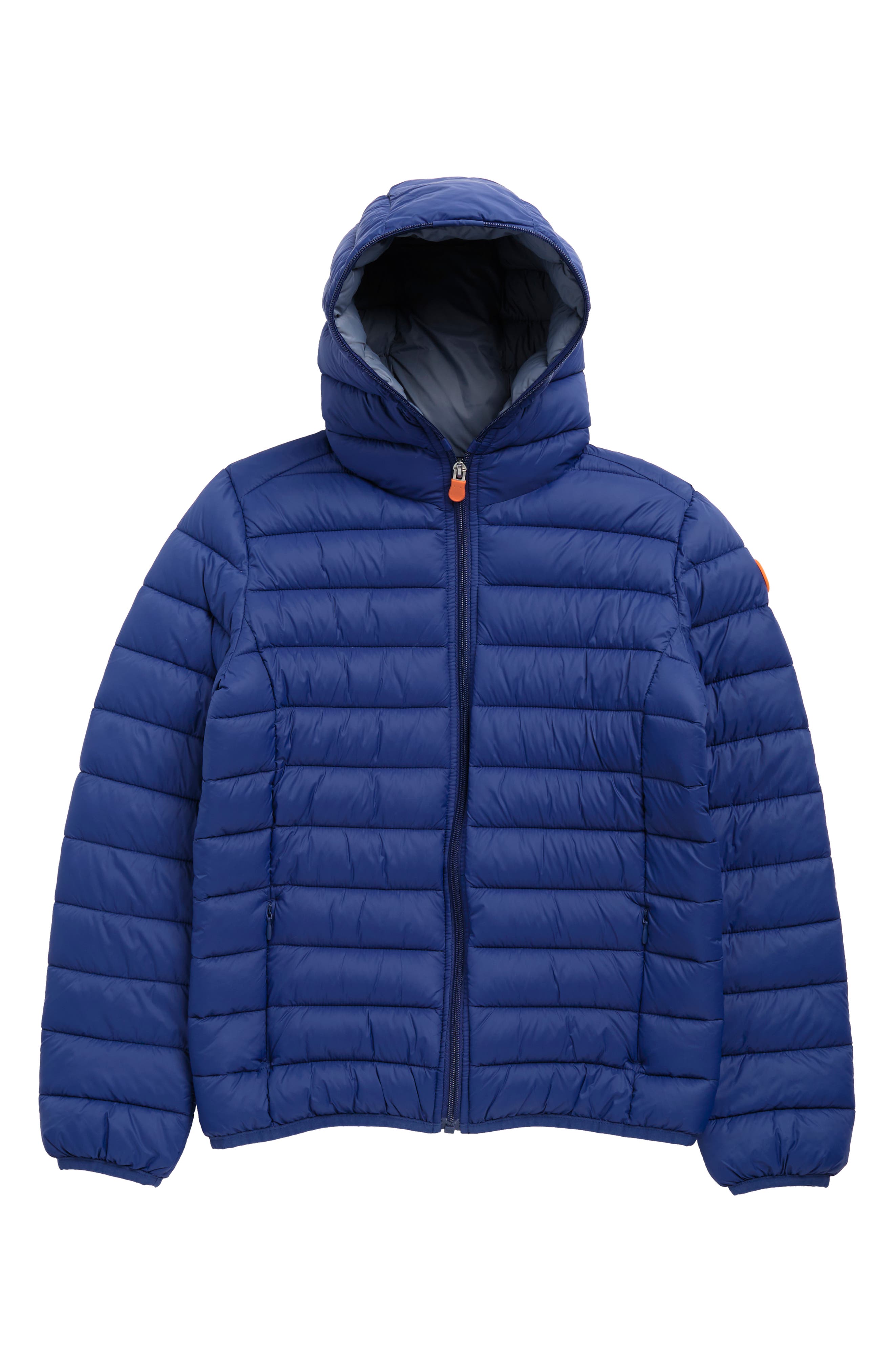 Save The Duck Kids' Wind & Water Resistant Packable Puffer Jacket ...