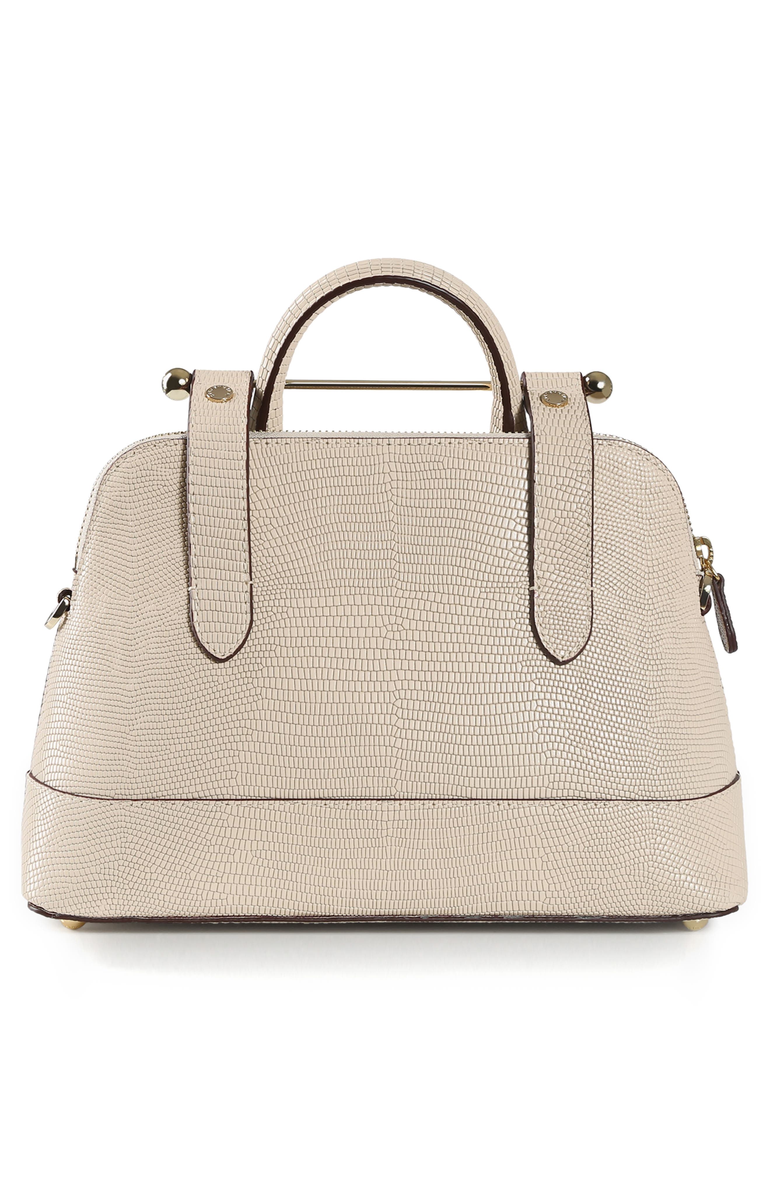 Strathberry Mini Dome Lizard Embossed Leather Top Handle Bag | Nordstrom