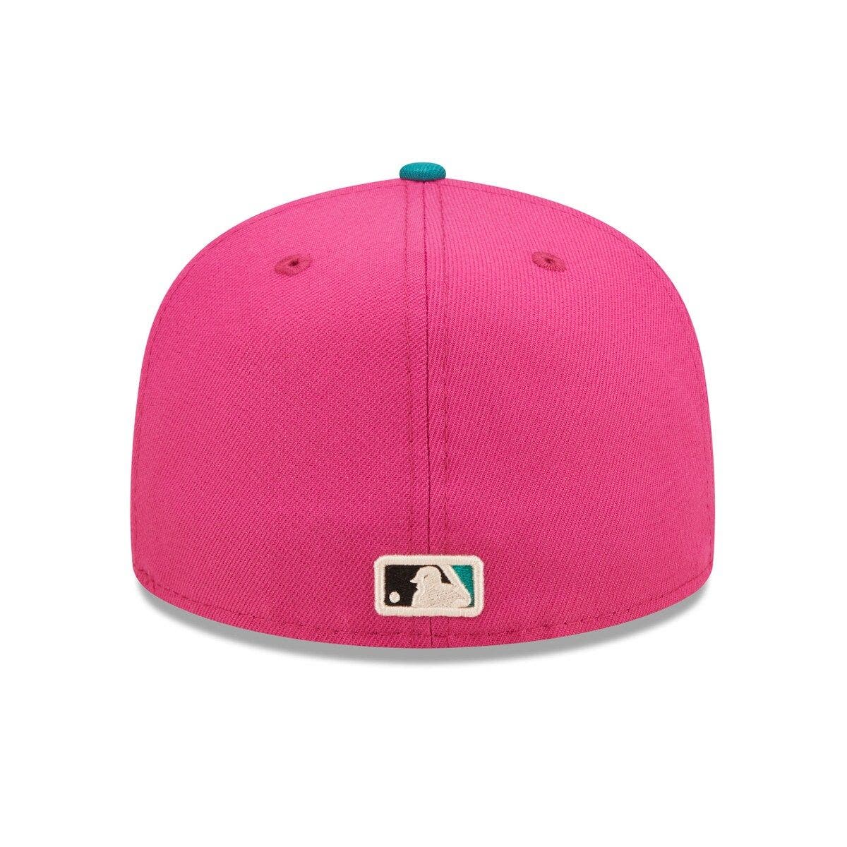 New Era Men's New Era Pink/Green Los Angeles Dodgers Cooperstown ...