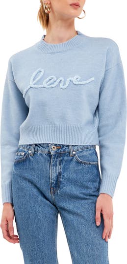 Endless Rose Love Chenille Sweater | Nordstrom