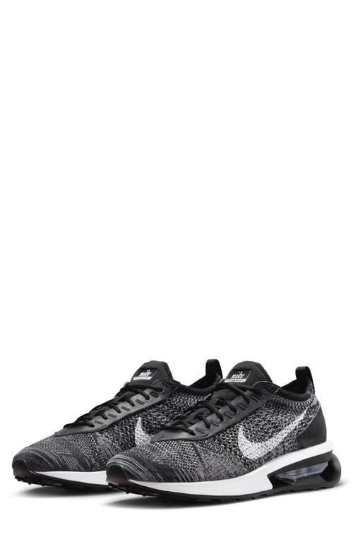 UPC 196149369754 - Nike Air Max Flyknit Racer Sneaker in Black/White at ...