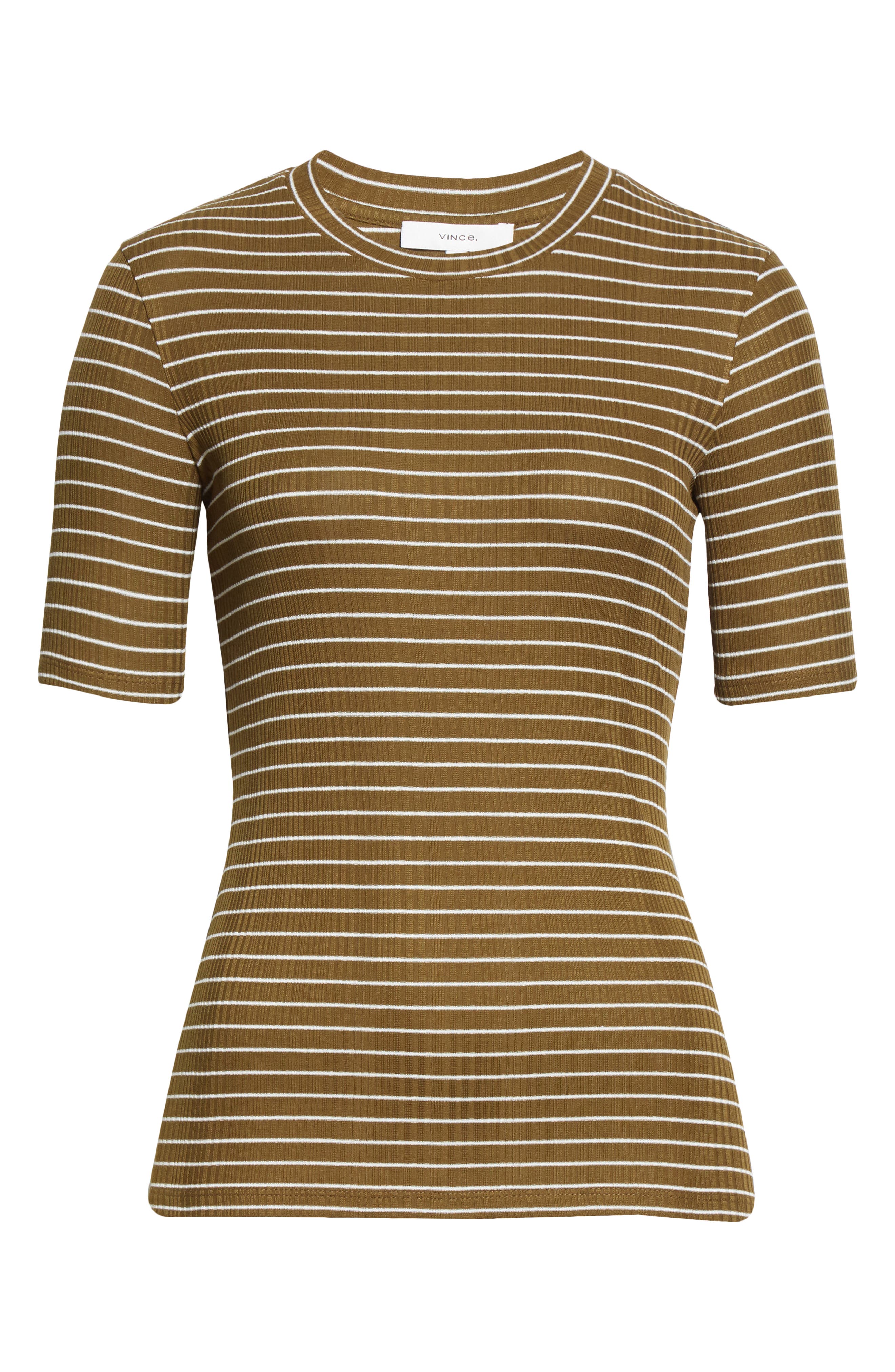 Vince Stripe Variegated Rib Top | Nordstromrack