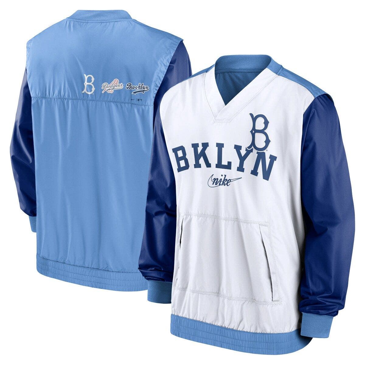 Nike Men's Nike White/Light Blue Los Angeles Dodgers Rewind Warmup V ...