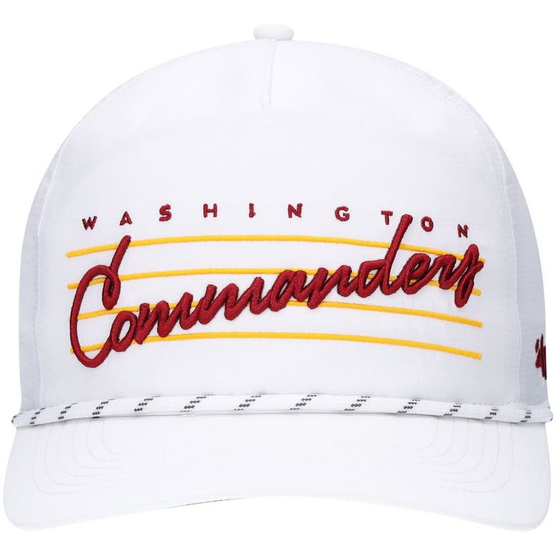 47 ' White Washington Commanders Downburst Hitch Adjustable Hat | ModeSens