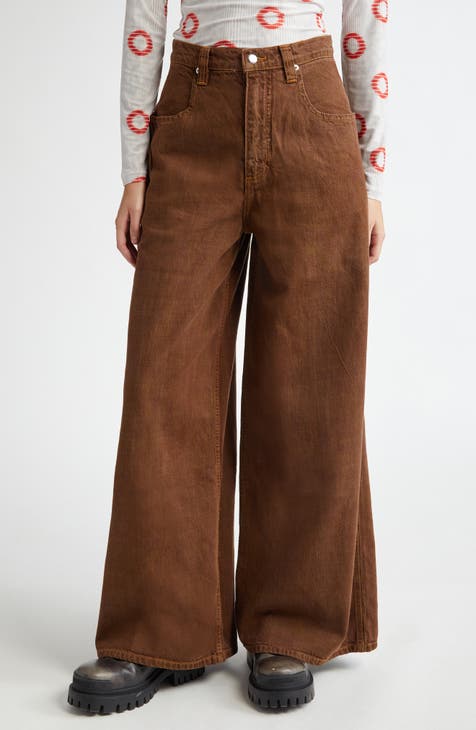 Brown Wide Leg Jeans | Nordstrom