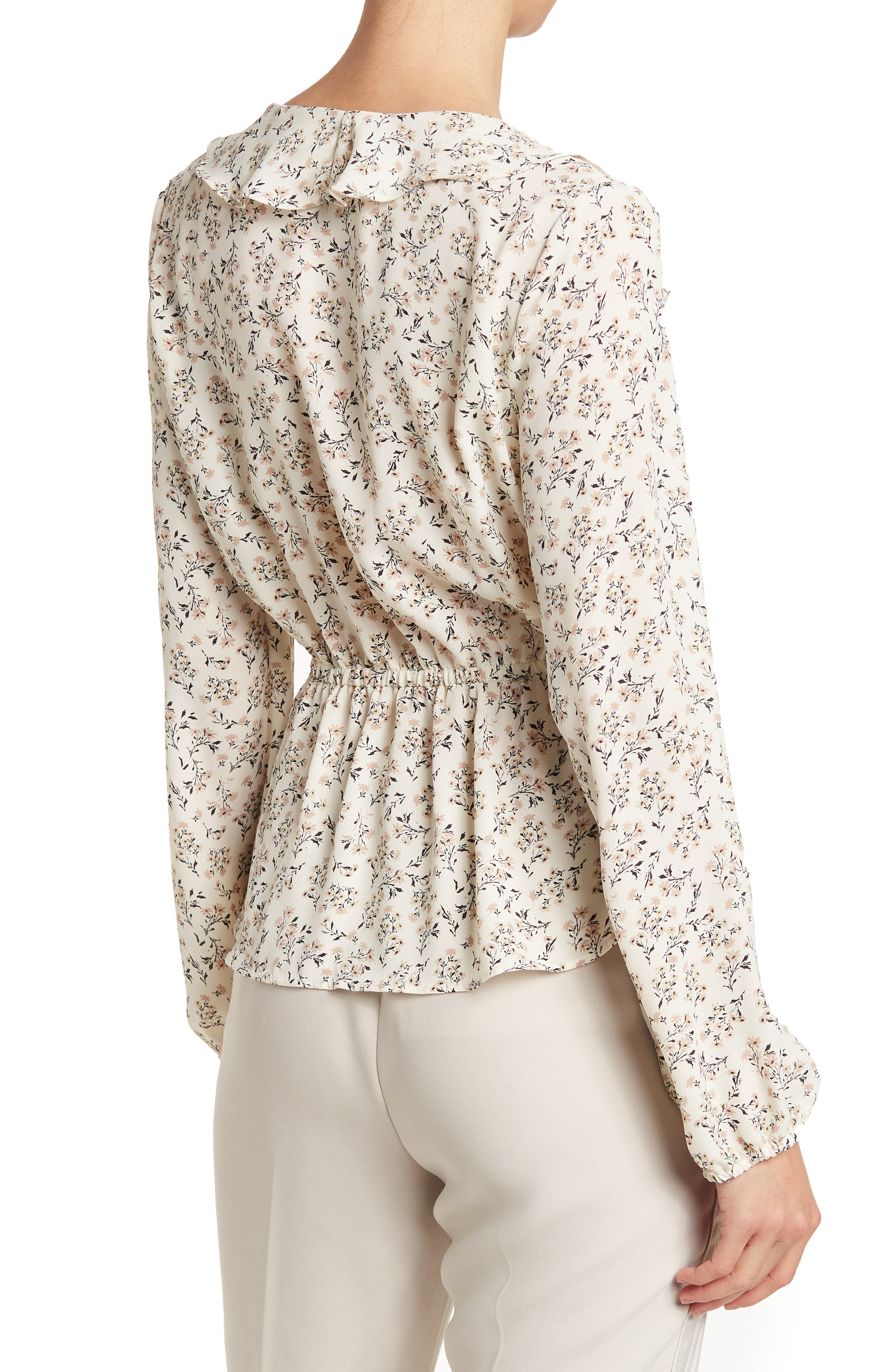 MAX STUDIO Ruffle Peplum Blouse | Nordstromrack
