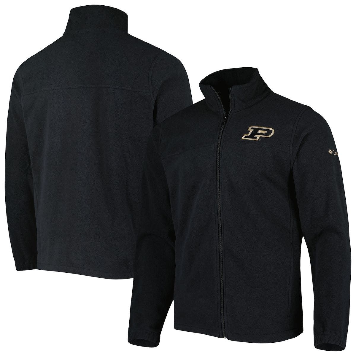 Columbia Men's Columbia Black Purdue Boilermakers Flanker III Fleece ...