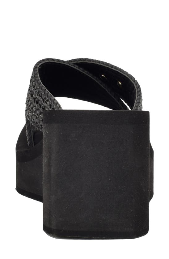 Guess Danvi Platform Wedge Slide Sandal In Black | ModeSens