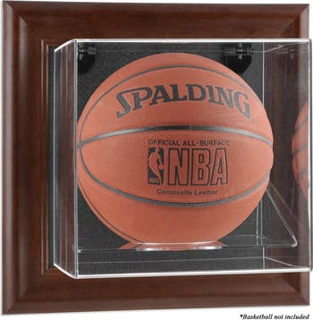 FANATICS AUTHENTIC Brown Framed Wall Mounted Basketball Display Case ...