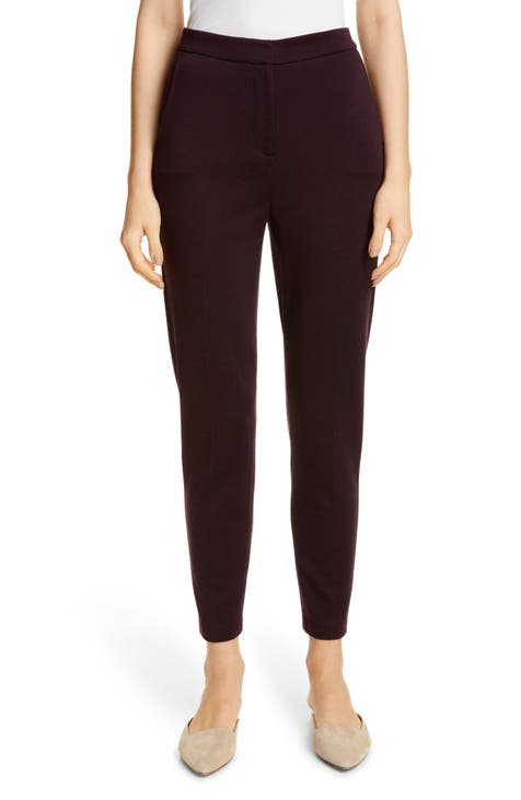 Women's Burgundy Cropped & Capri Pants | Nordstrom