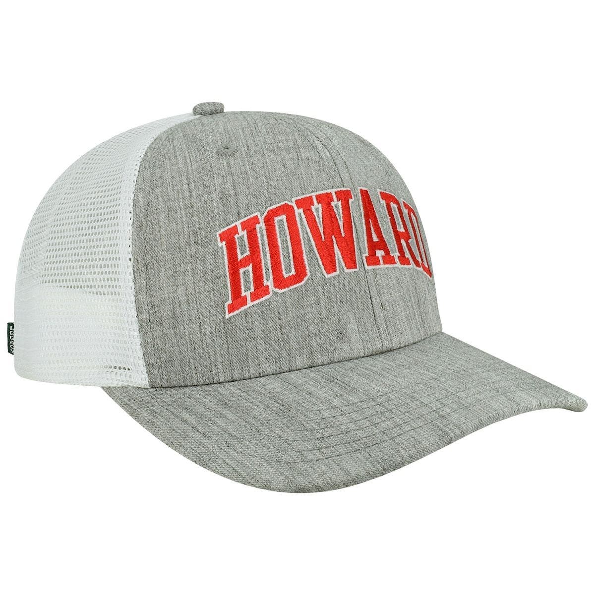 LEGACY ATHLETIC Men's Heather Gray/White Howard Bison Arch Trucker ...