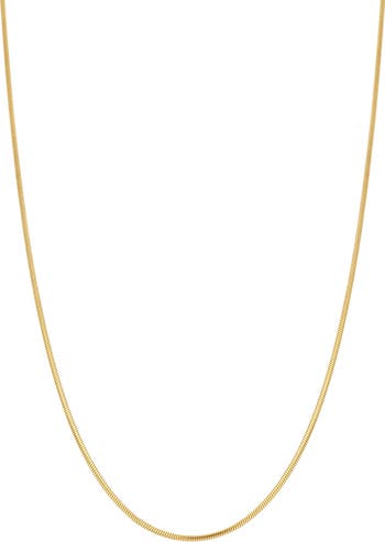 Bony Levy 14K Gold Omega Snake Chain Necklace | Nordstrom
