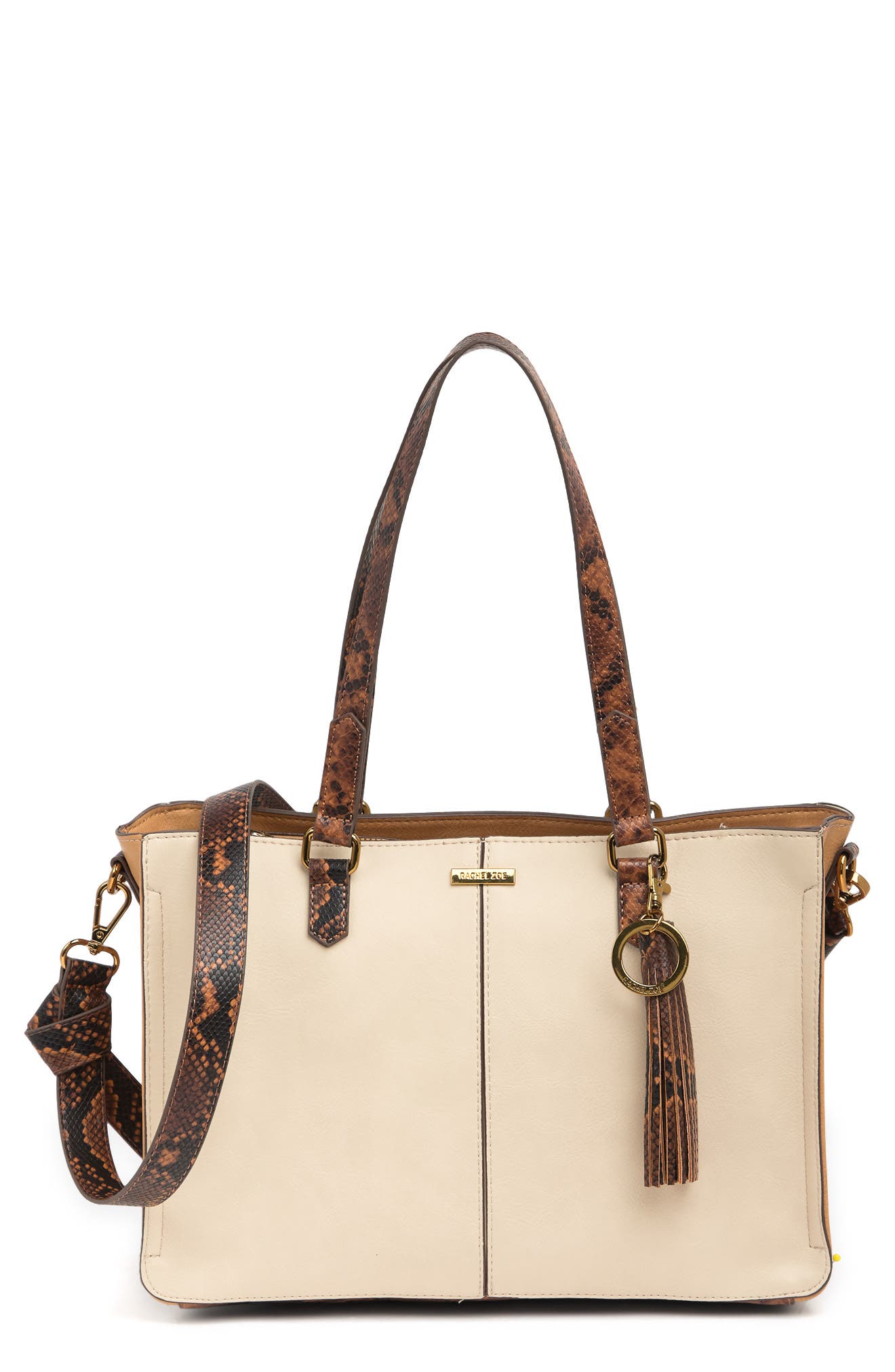 Rachel Zoe Helsie Tote In Bone/ Summer Nude | ModeSens