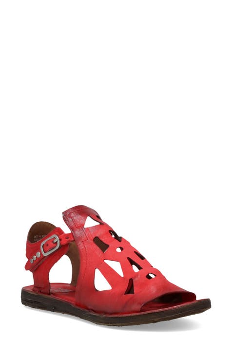 Red Ankle Strap Sandals for Women | Nordstrom