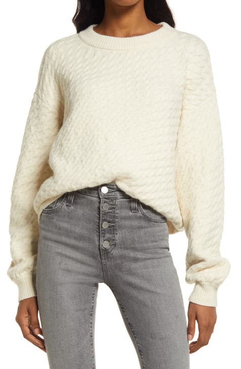 Women's Ivory Sweaters | Nordstrom