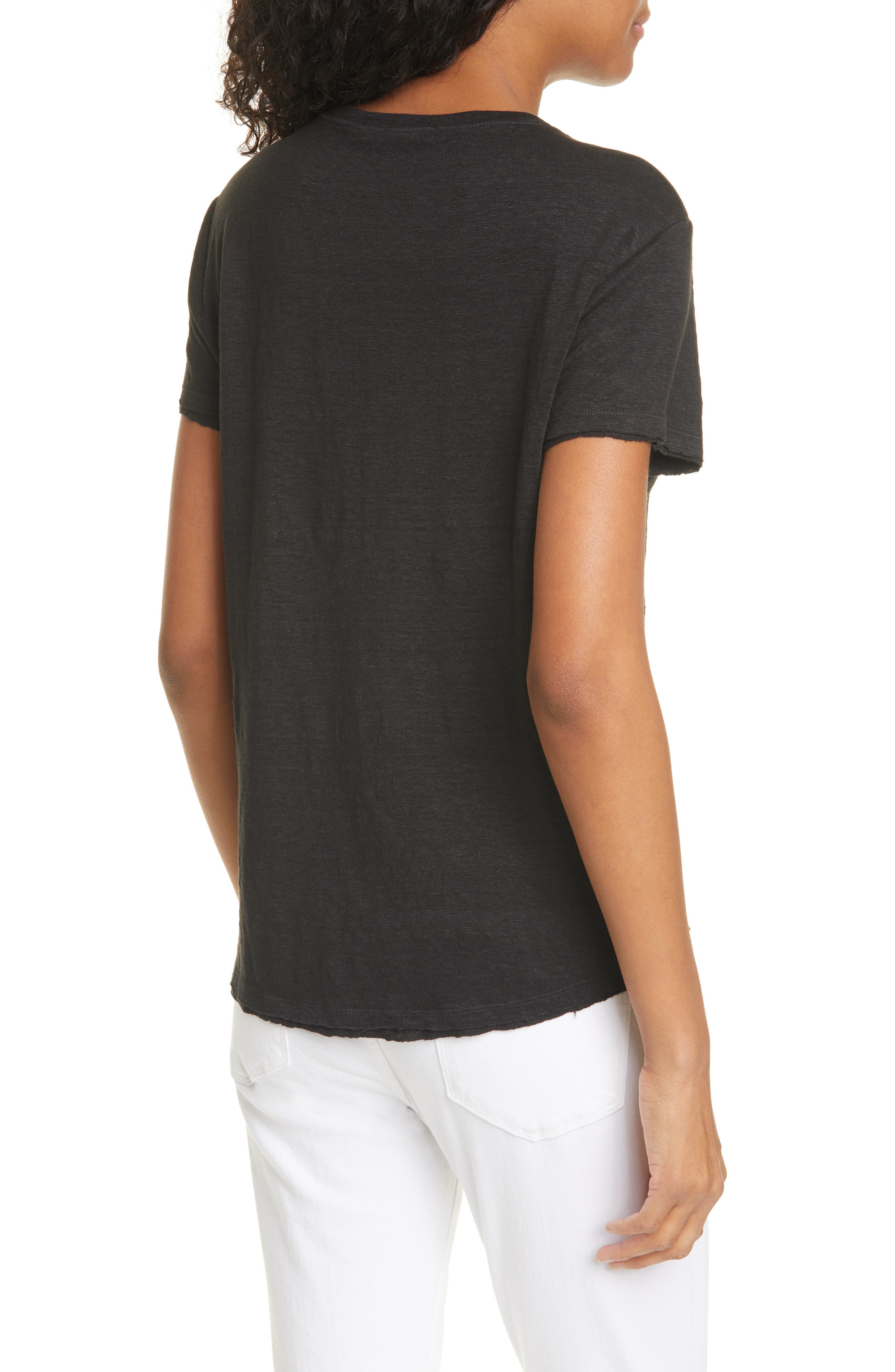 FRAME Easy True Organic Linen T-Shirt | Nordstrom