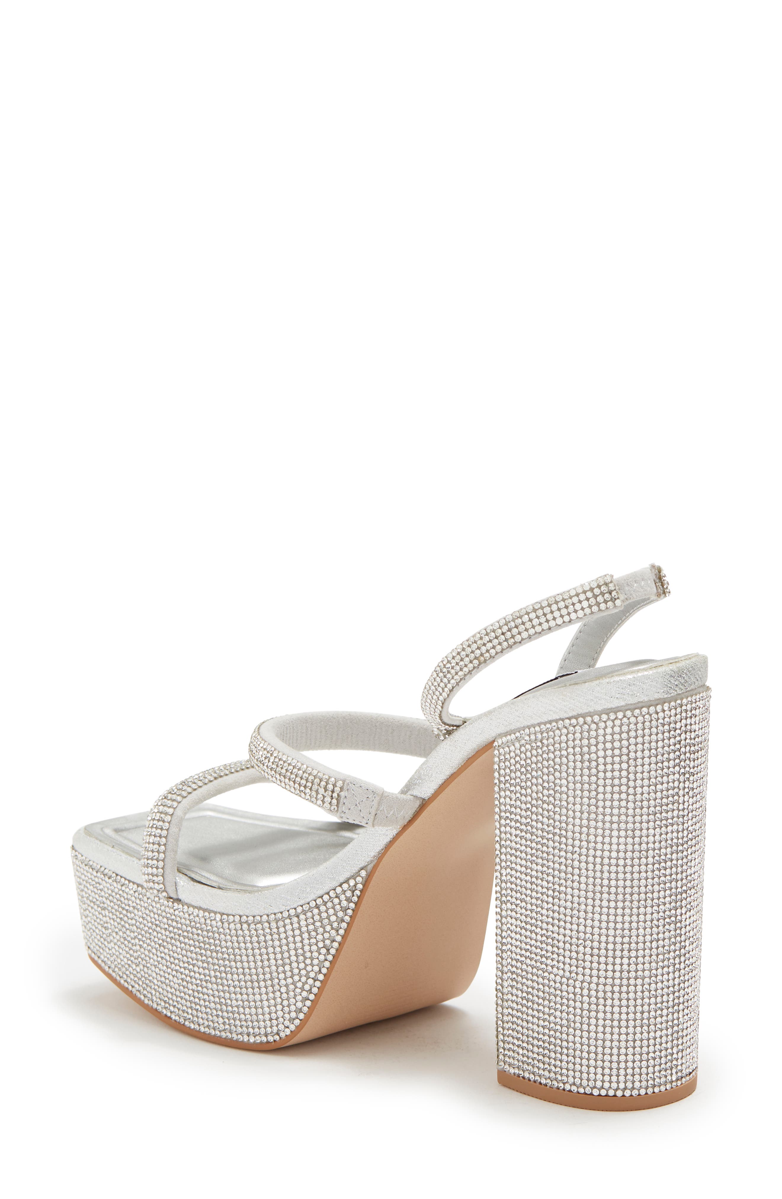 Steve Madden Ontime Rhinestone Platform Sandal | Nordstromrack