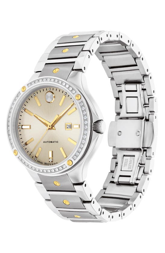 Movado Women's Se Automatic Swiss Automatic Silver-tone Stainless Steel ...