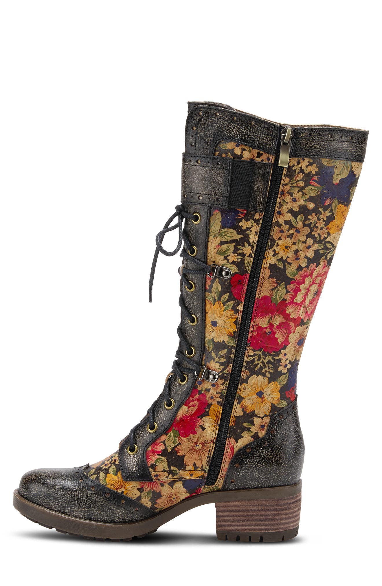 L'Artiste by Spring Step L'Artiste Kisha-Flora Leather Boot (Women ...