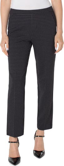 Liverpool Los Angeles Kayla Check Ponte Pull-On Pants | Nordstromrack