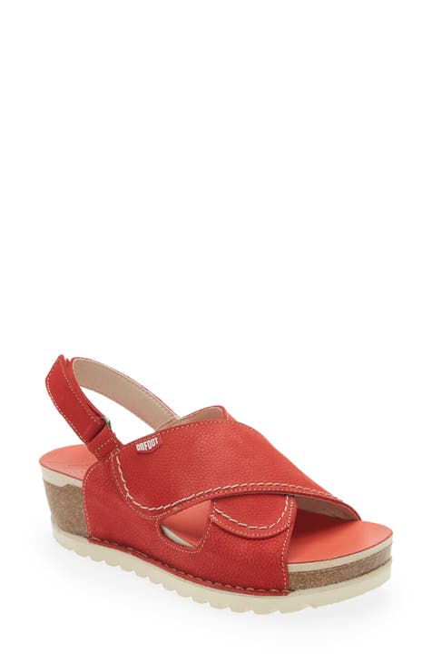 Women's Red Wedge Sandals | Nordstrom