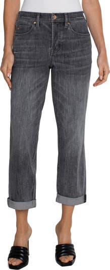 Liverpool Los Angeles The Keeper Cuff Boyfriend Jeans | Nordstrom