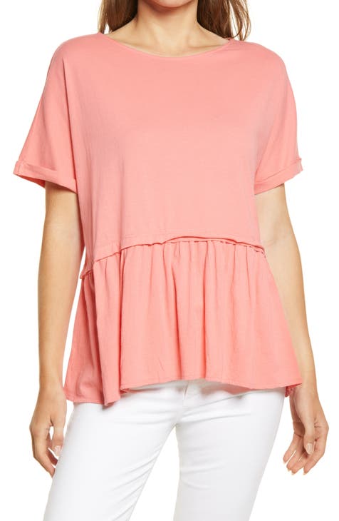 Women's Coral Tops | Nordstrom