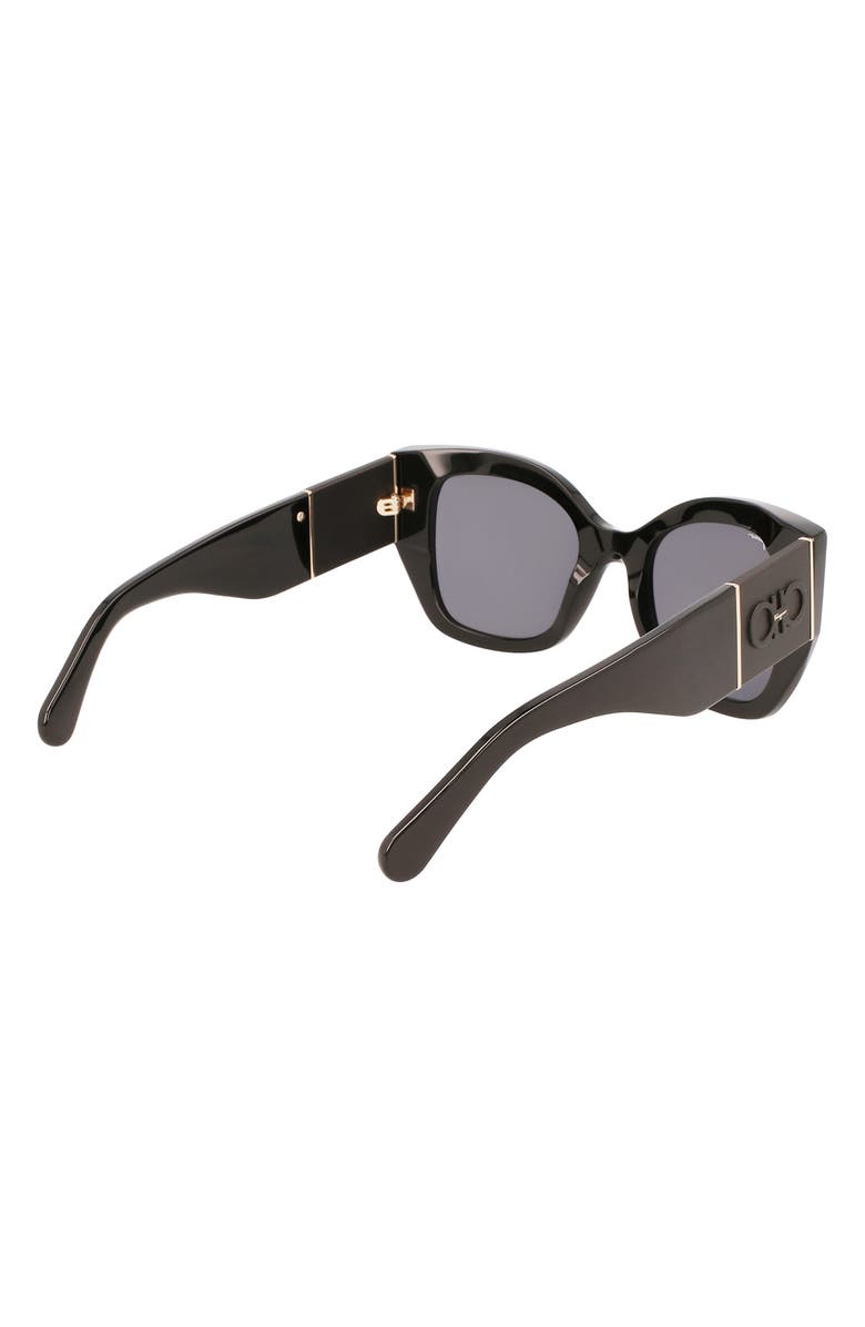 FERRAGAMO Gancini 51mm Gradient Modified Rectangular Sunglasses | Nordstrom