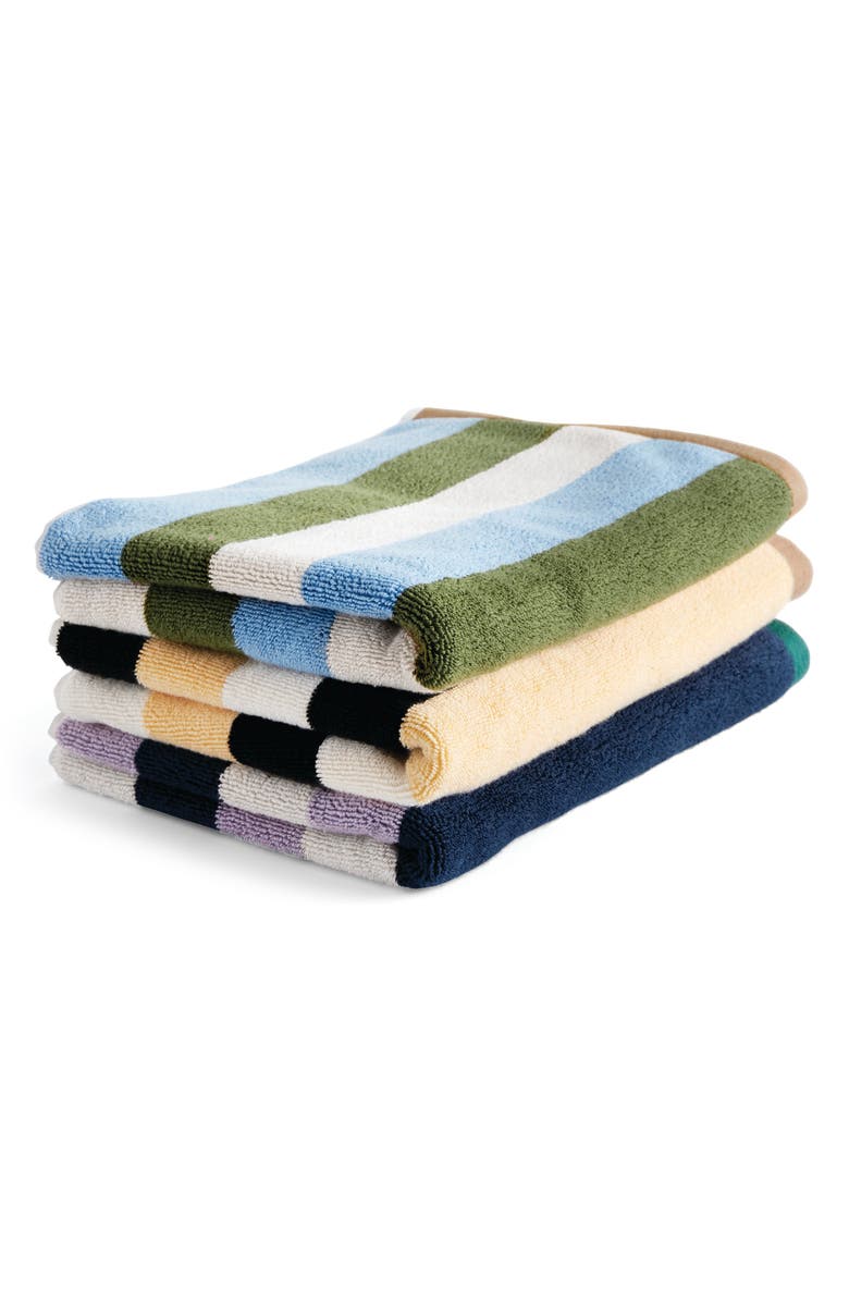 HAY Trio Stripe Cotton Bath Mat | Nordstrom