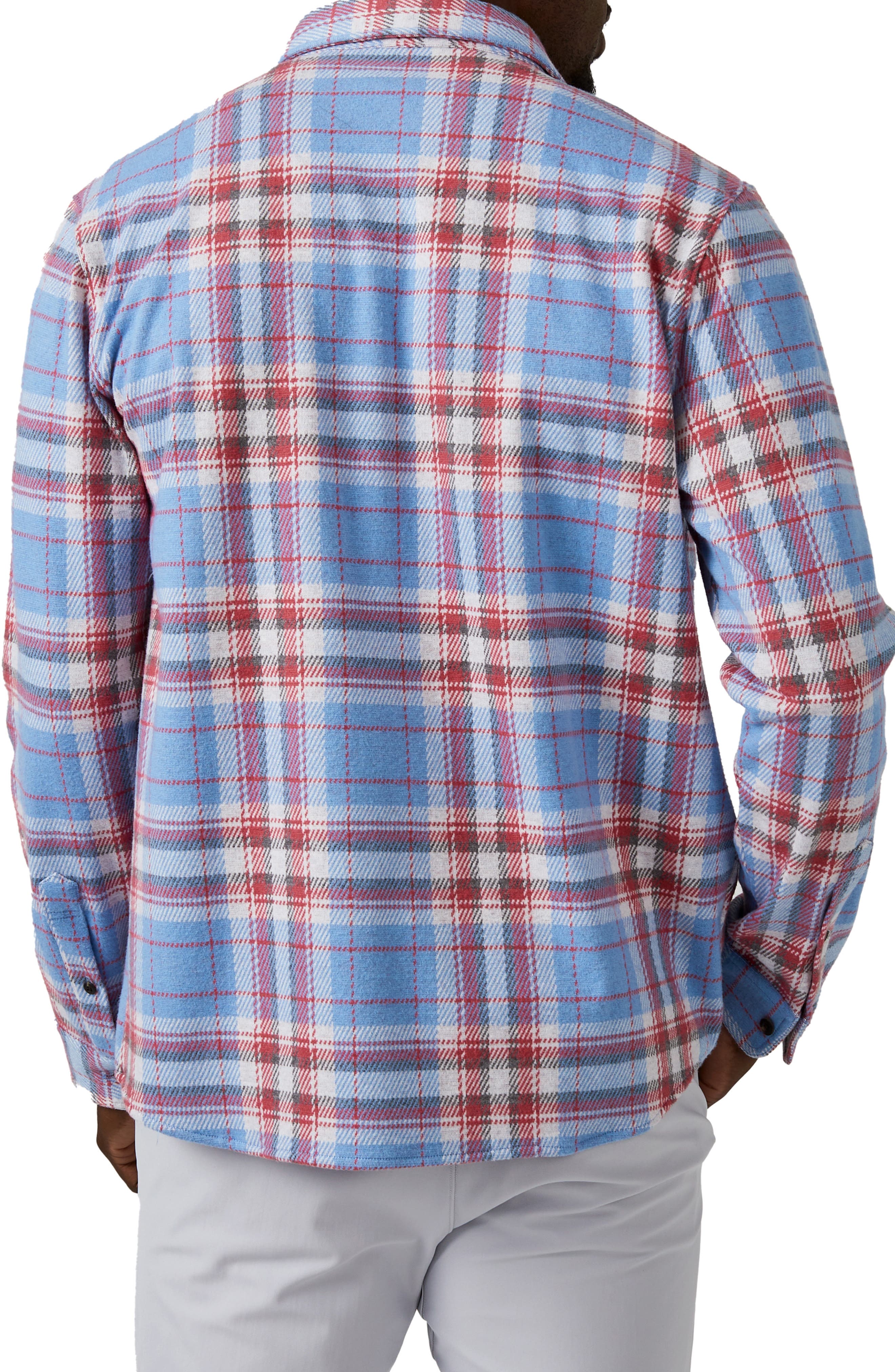 7 Diamonds Generation Plaid Stretch Flannel Button-Up Shirt | Nordstrom