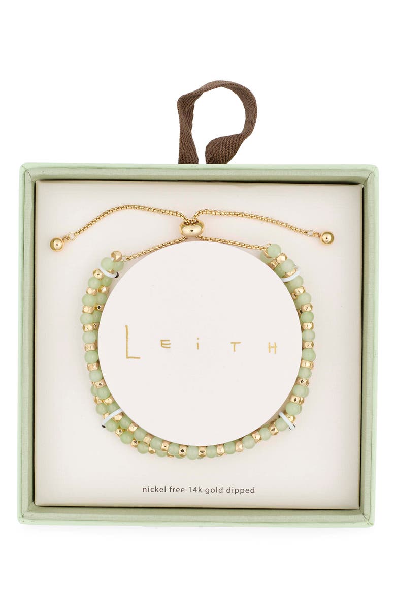 Leith Beaded 2-Row Slider Bracelet | Nordstromrack