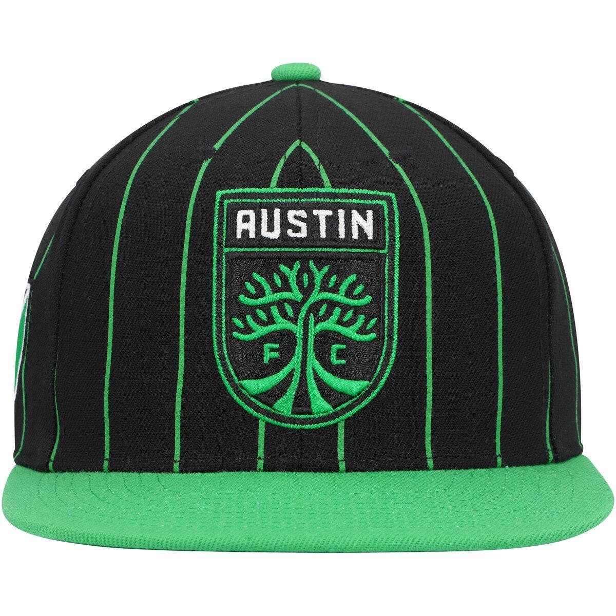 Mitchell & Ness Men's Mitchell & Ness Black Austin FC Team Pin Snapback ...