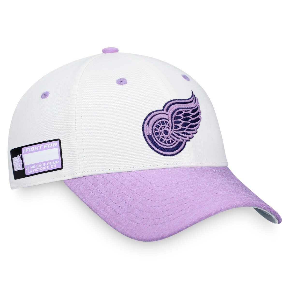 FANATICS Men's Fanatics Branded White/Purple Detroit Red Wings 2022 ...