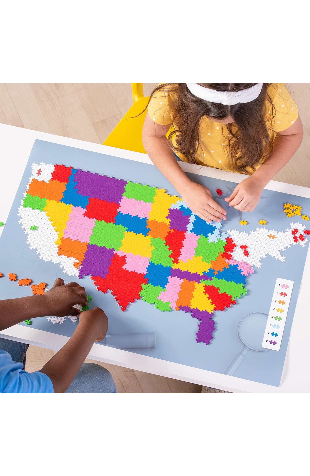 Plus-Plus USA 1400-Piece Map of USA Puzzle by Number | Nordstrom