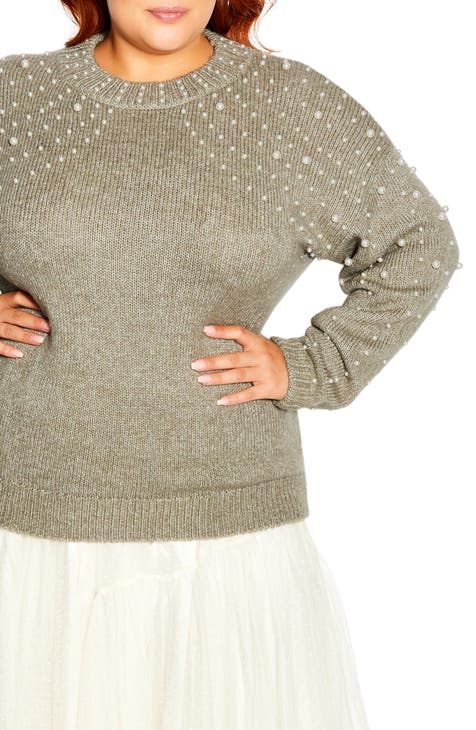 Women's Green Plus-Size Sweaters | Nordstrom
