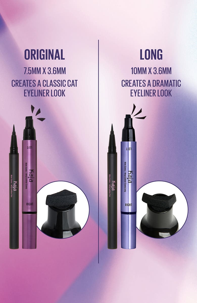 Kaja Wink Stamp Waterproof Wing Eyeliner Stamp & Pen | Nordstrom
