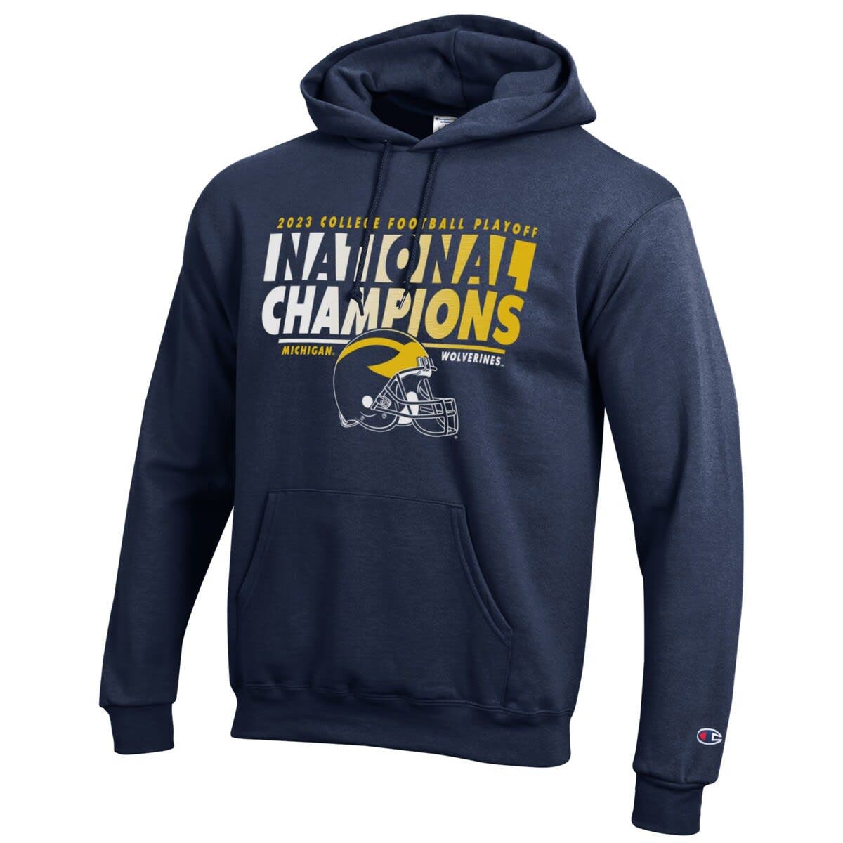 Champion Men's Champion Navy Michigan Wolverines College Football Playoff 2023 National ...