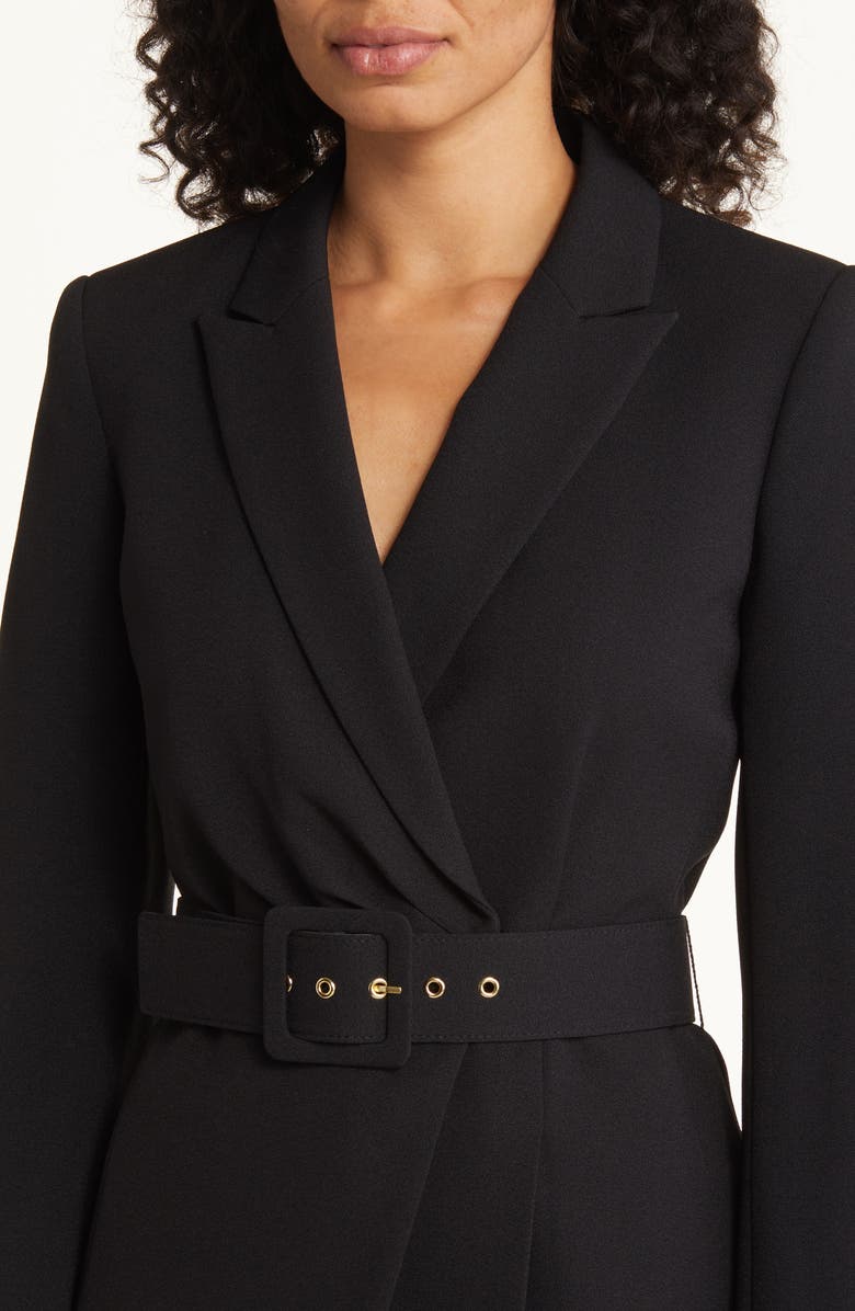 Tahari ASL Peak Lapel Belted Blazer & Pants Set | Nordstrom