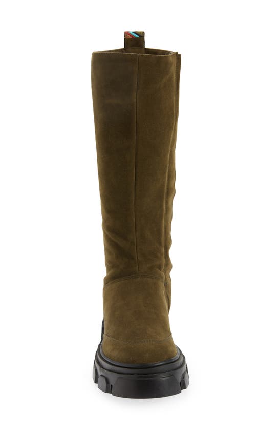 Farm Rio Army Green Suede Tall Shaft Boot | ModeSens