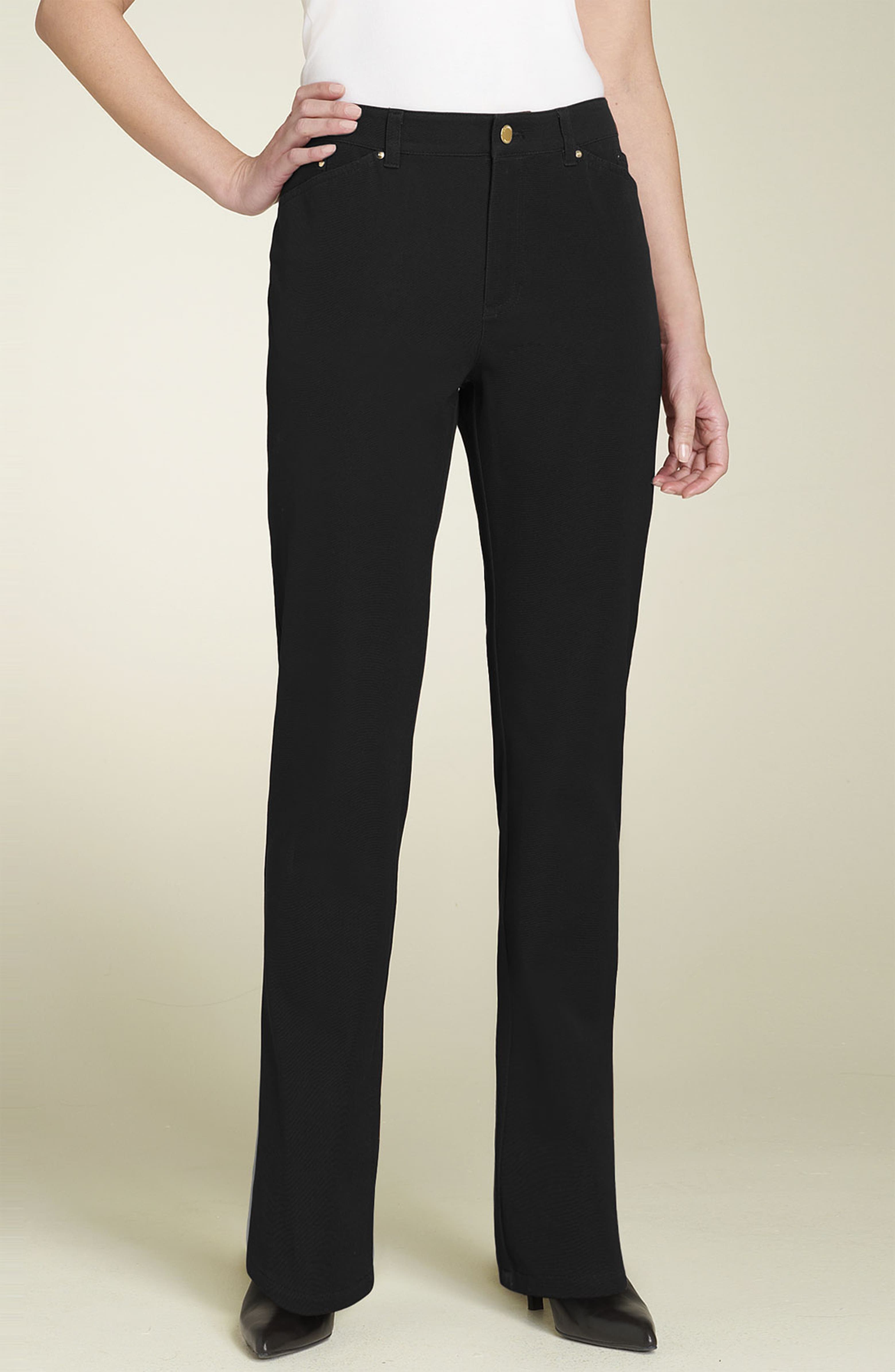 Jones New York Signature Angle Pocket Stretch Pants Nordstrom