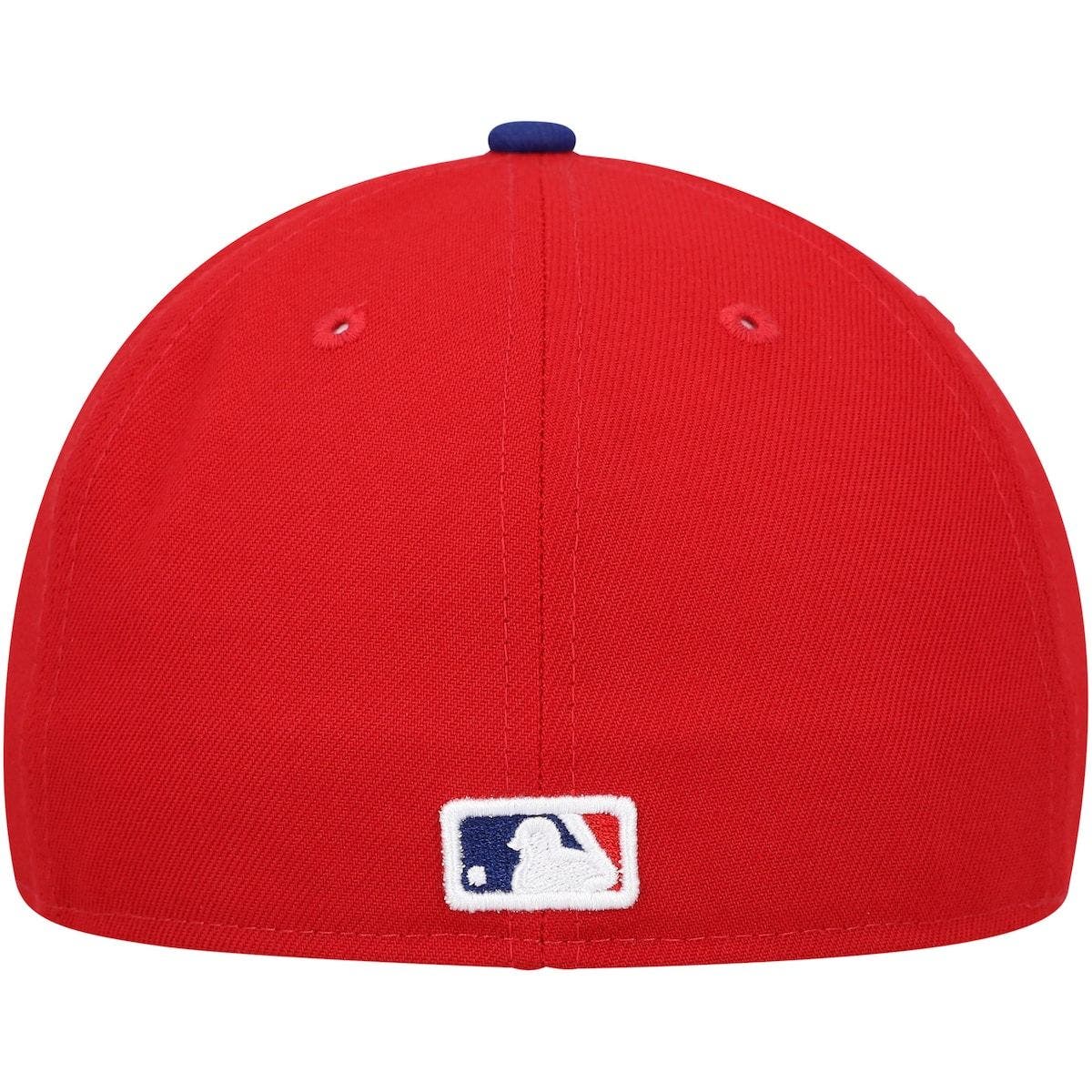 New Era Men's New Era Red Philadelphia Phillies Throwback Authentic ...
