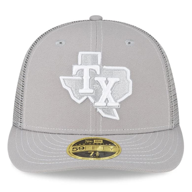 New Era Gray Texas Rangers 2023 On-field Batting Practice Low Profile ...
