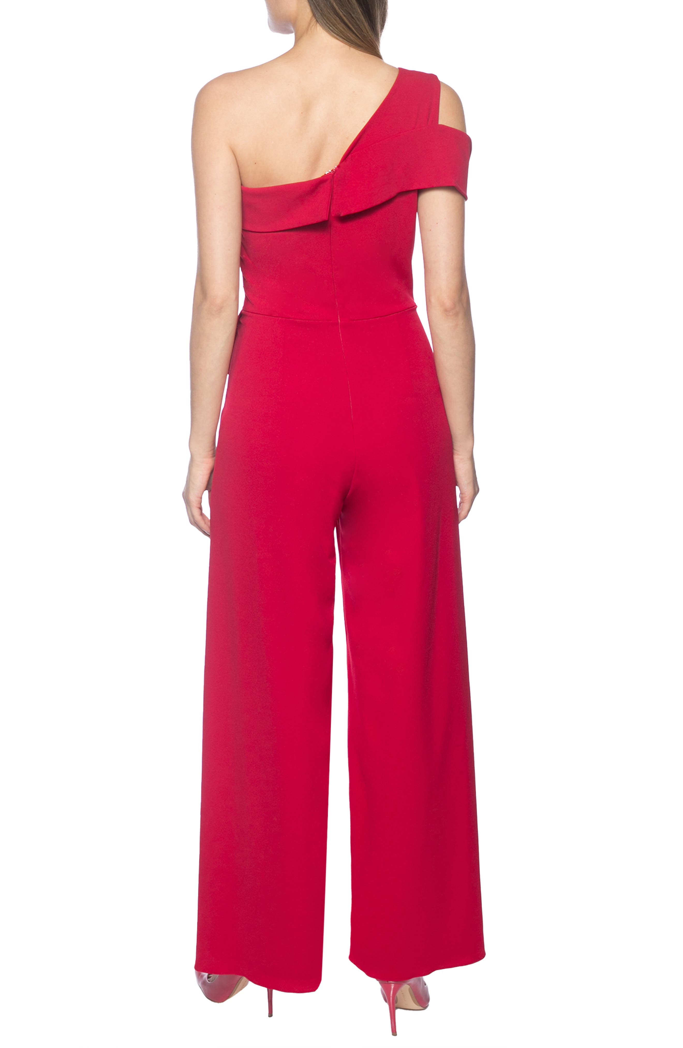 Marina One Shoulder Asymmetric Jumpsuit | Nordstromrack