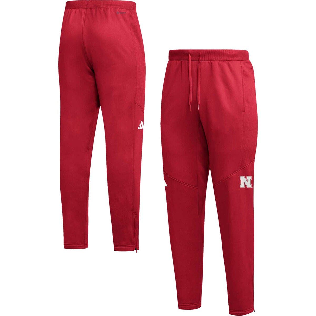 adidas Men's adidas Scarlet Nebraska Huskers 2023 Travel AEROREADY ...