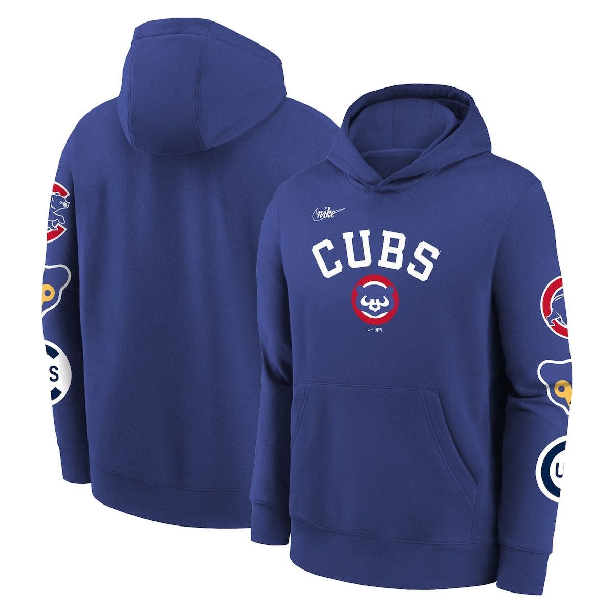 Nike Youth Nike Royal Chicago Cubs Rewind Lefty Pullover Hoodie | Nordstrom