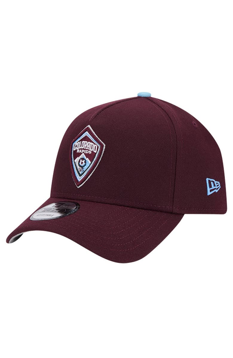 New Era Men's New Era Burgundy Colorado Rapids 2024 Kick Off Collection 9FORTY A-Frame ...