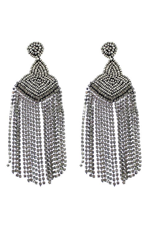 Women's Grey Earrings
